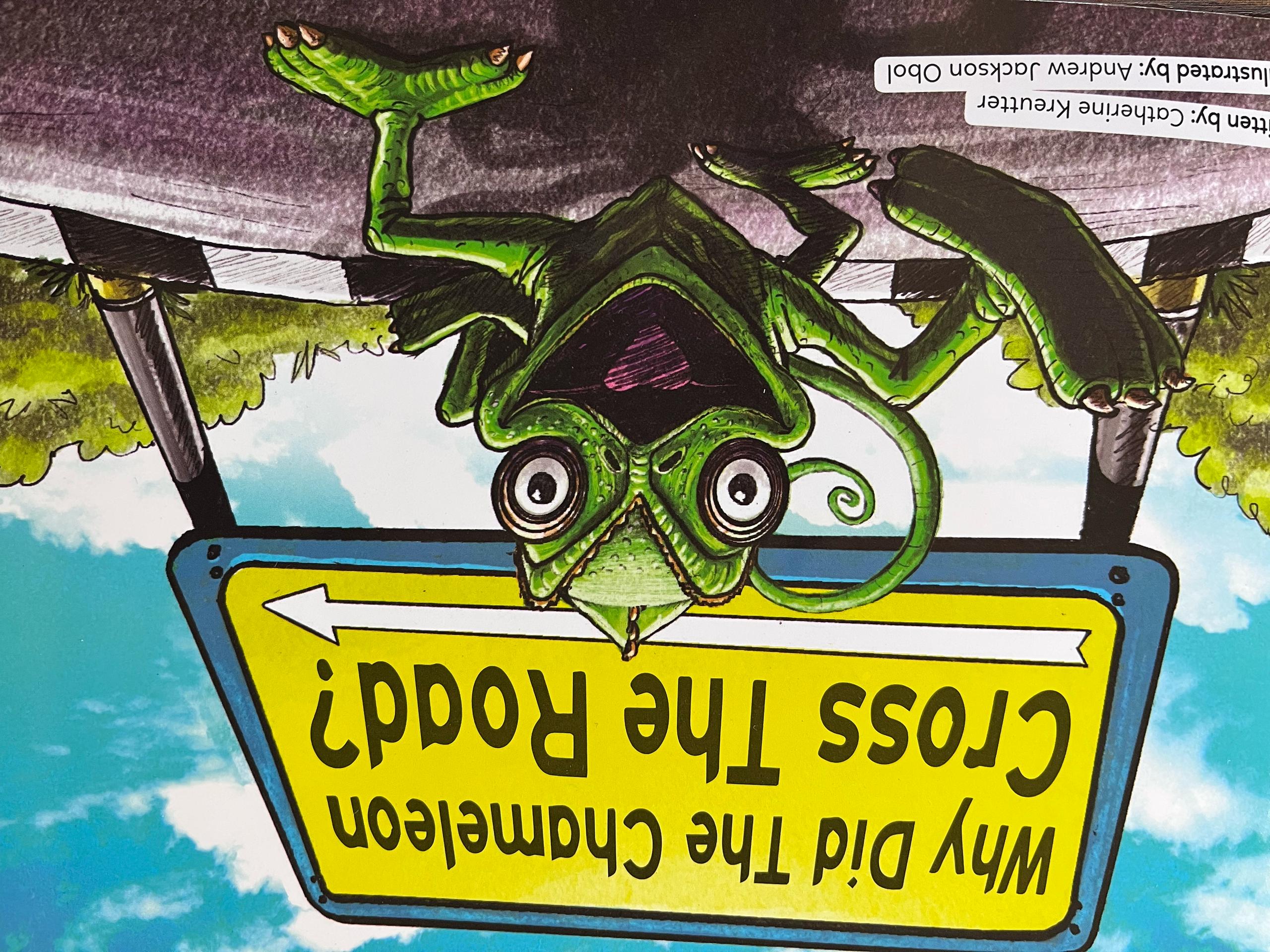 Why Did The Chameleon Cross The Road by Catherine Kreutter (Illustrate